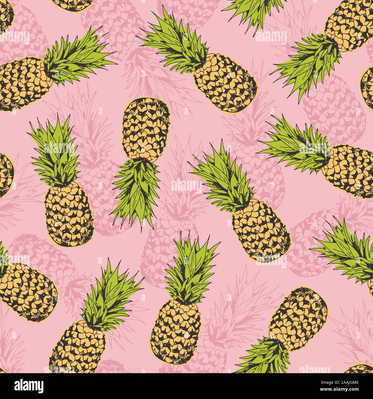 Hawaiian Shirt Pattern Pink