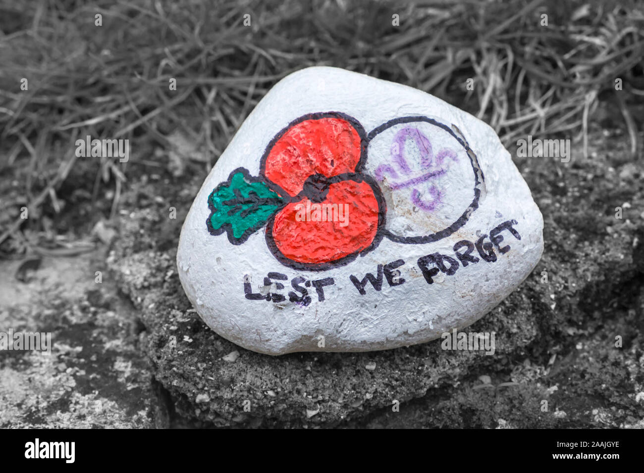 Wartime remembrance painting hi-res stock photography and images - Alamy