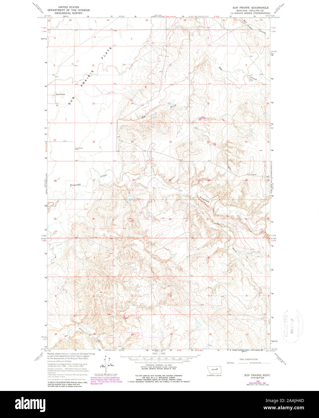Sun prairie map hi-res stock photography and images - Alamy