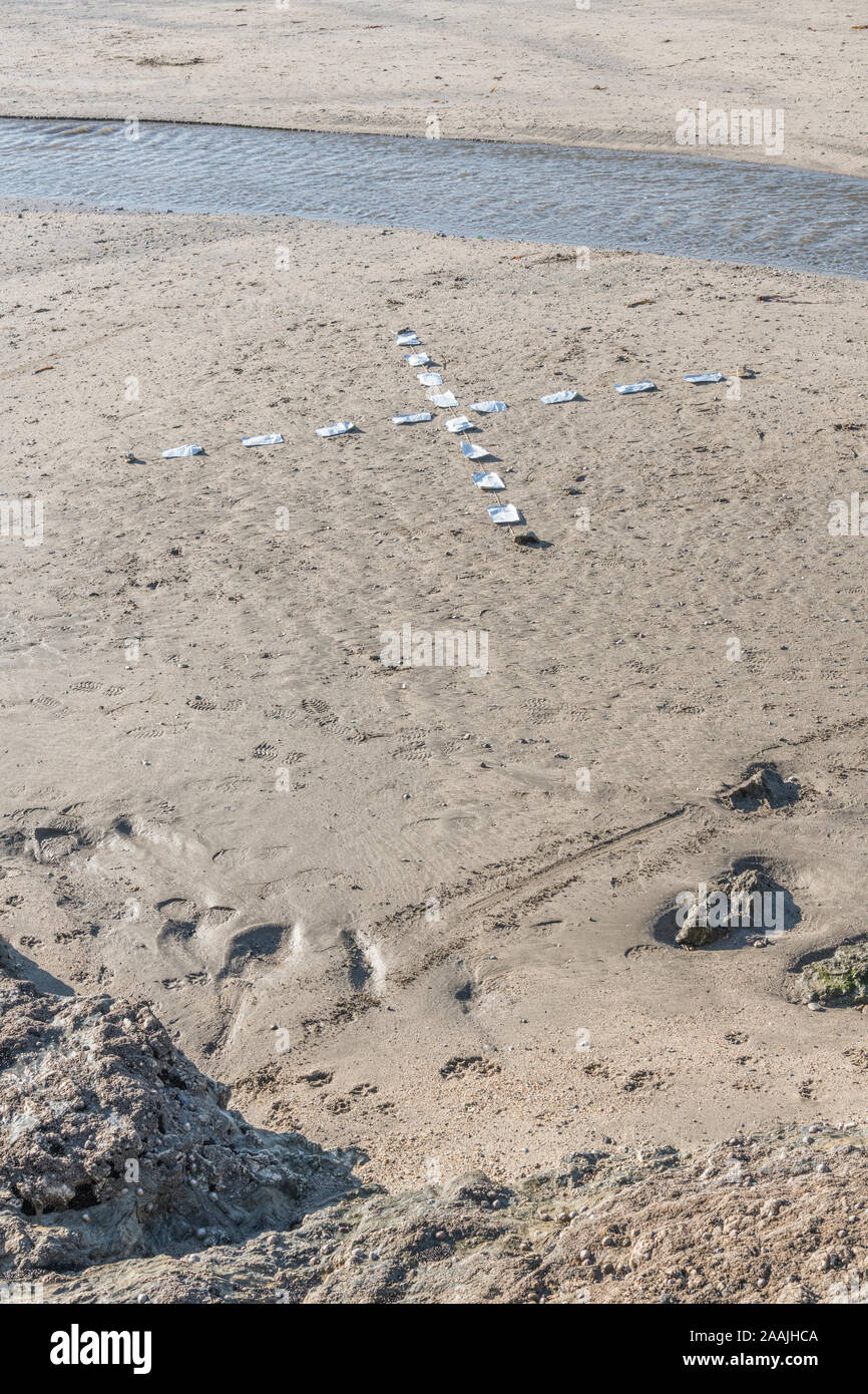 GTAS / Ground-to-air emergency distress signal 'X' for 'Need Medical ...