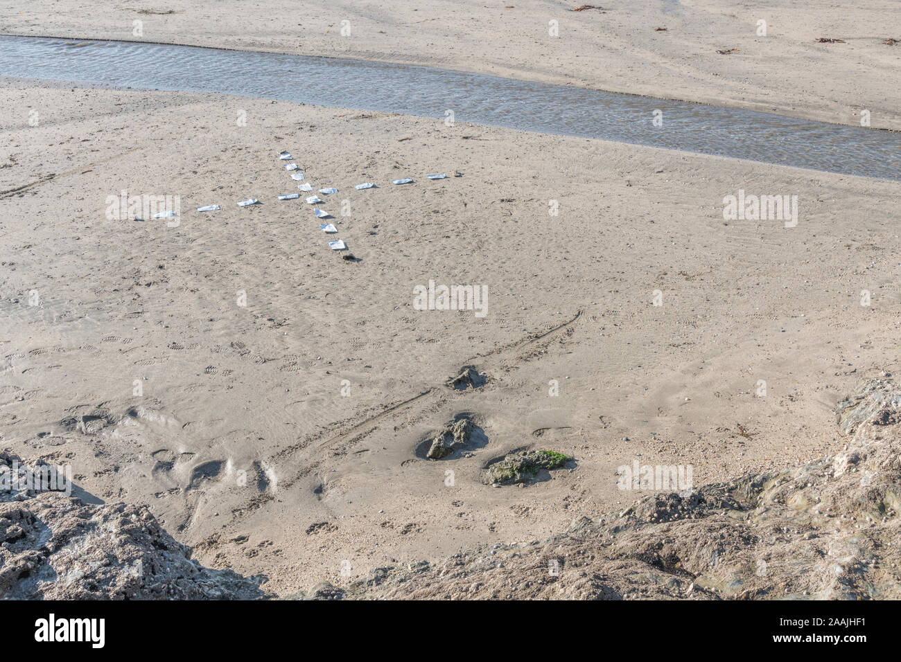GTAS / Ground-to-air emergency distress signal 'X' for 'Need Medical ...