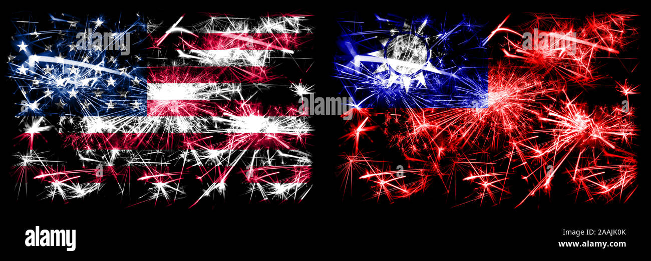 United States of America, USA vs Taiwan, Taiwanese New Year celebration ...
