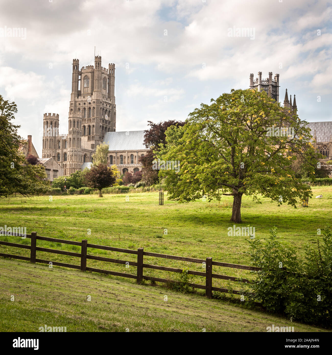 Ely Cathedral, England. The medieval cathedral in the East Anglian city ...