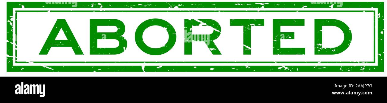 Mission aborted stamp Stock Vector Images - Alamy