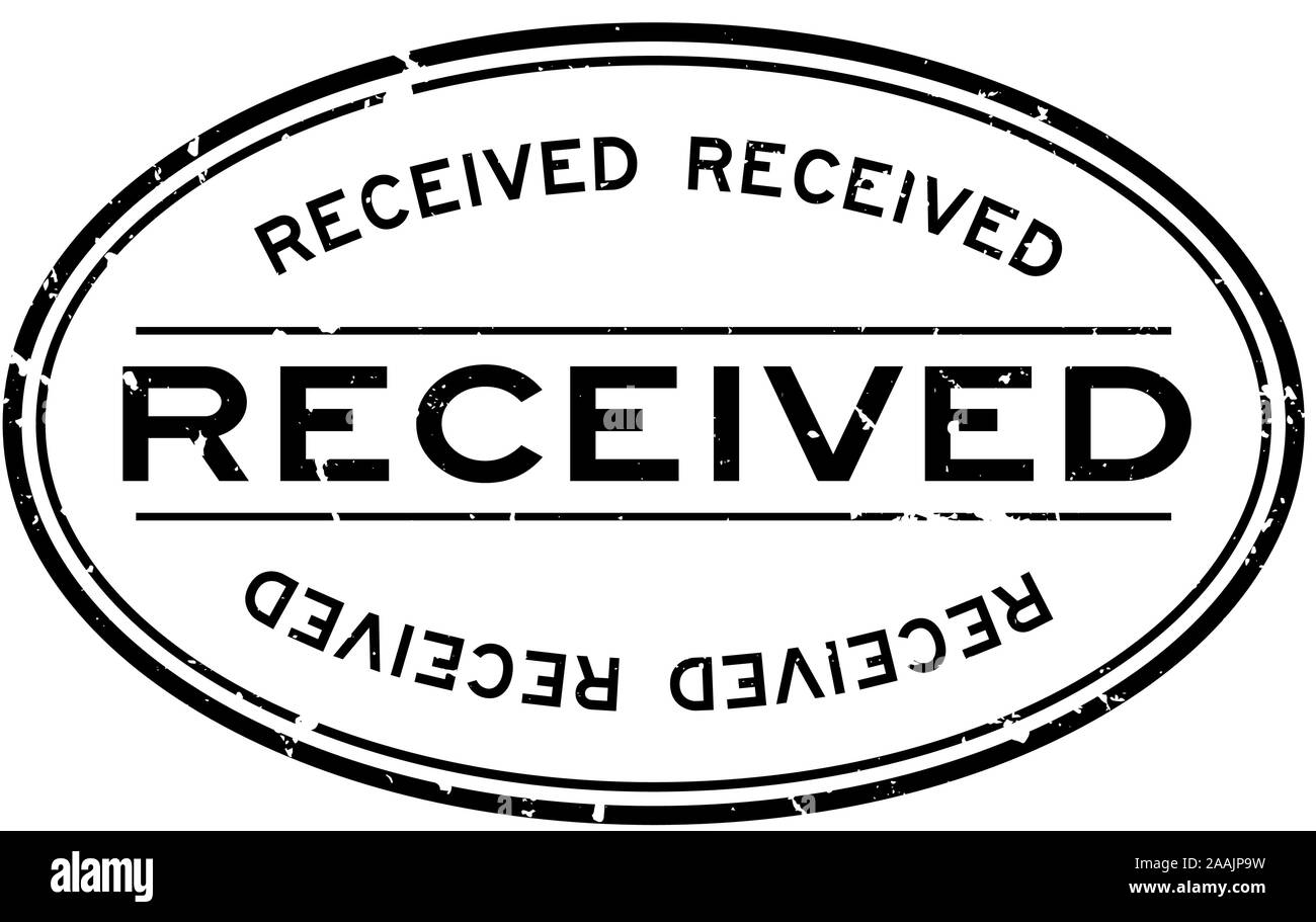 Message received icon black Stock Vector Images - Alamy