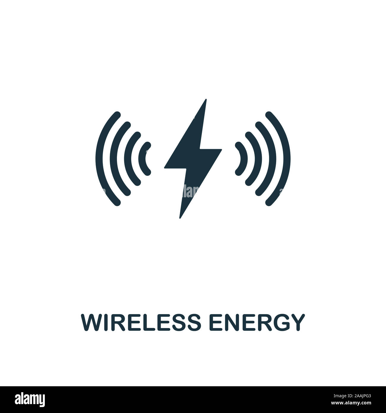 Wireless Energy icon. Premium style design from future technology icons ...