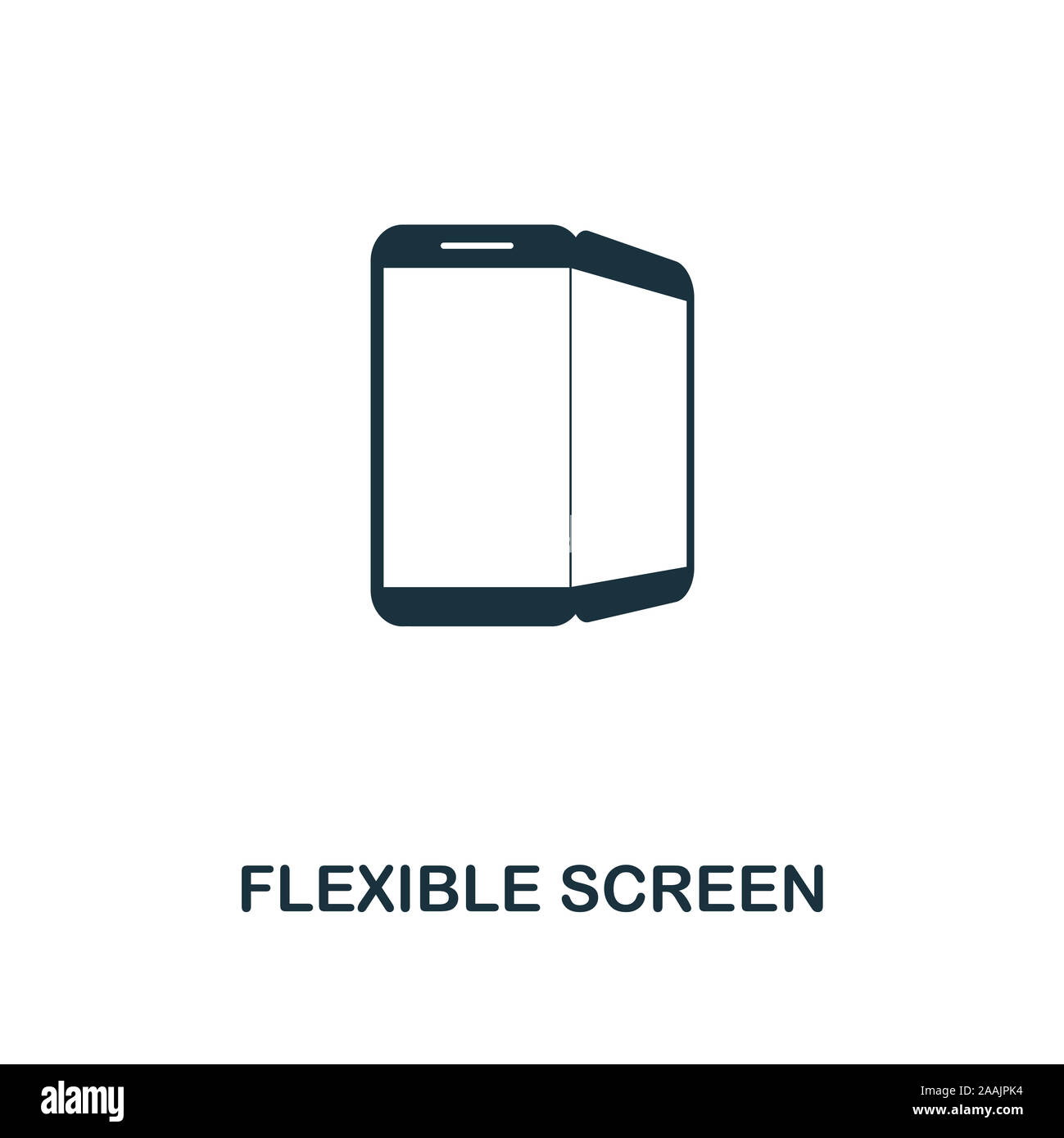Flexible Screen icon. Premium style design from future technology icons ...