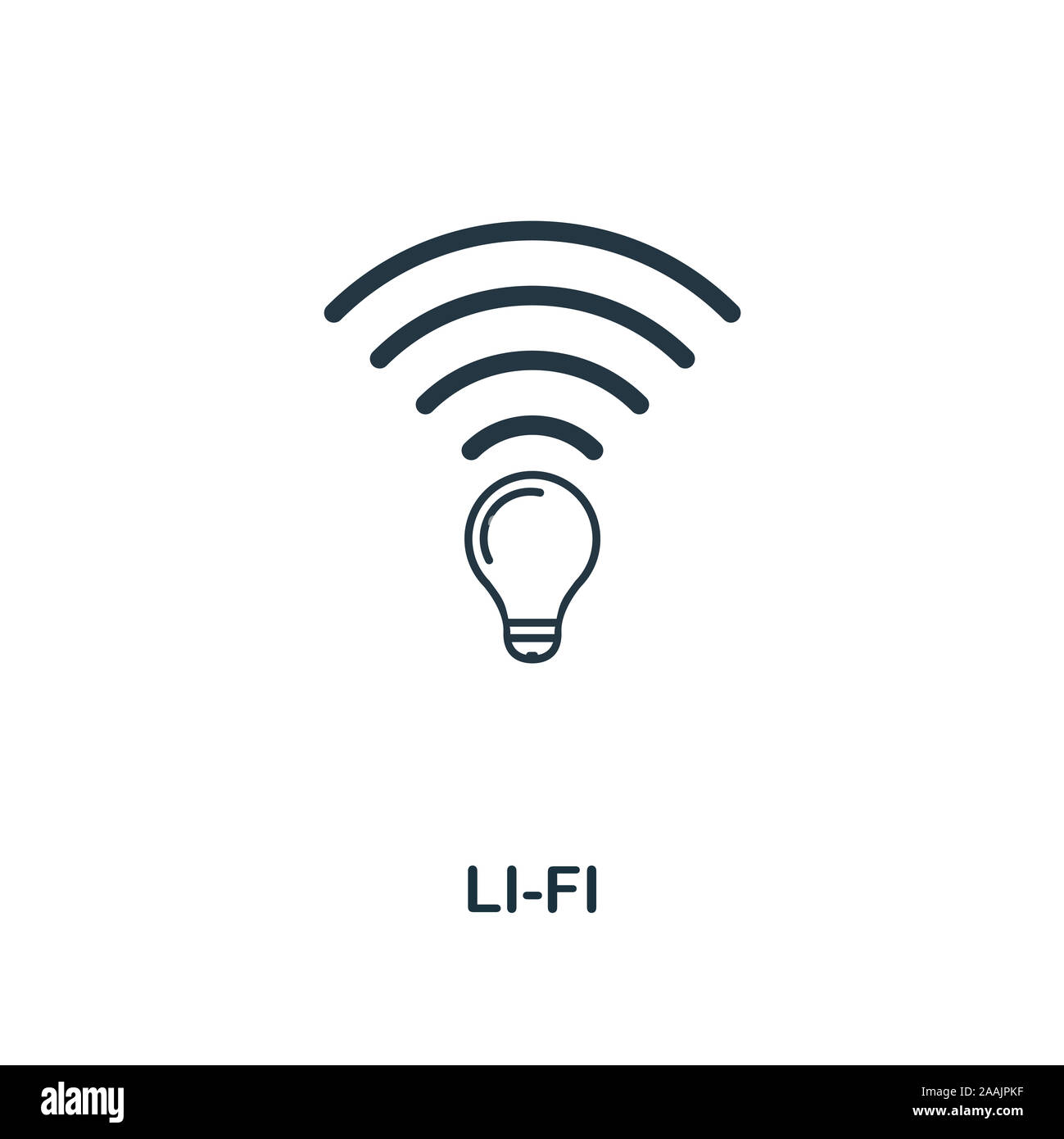 Li-Fi icon. Premium style design from future technology icons ...