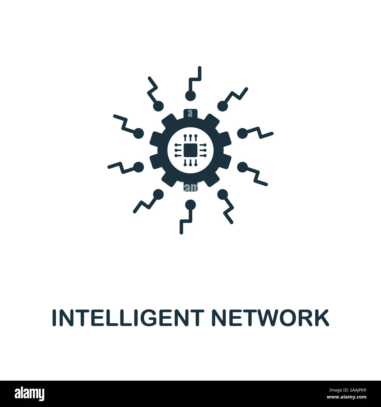 Ai neural network logo Cut Out Stock Images & Pictures - Alamy