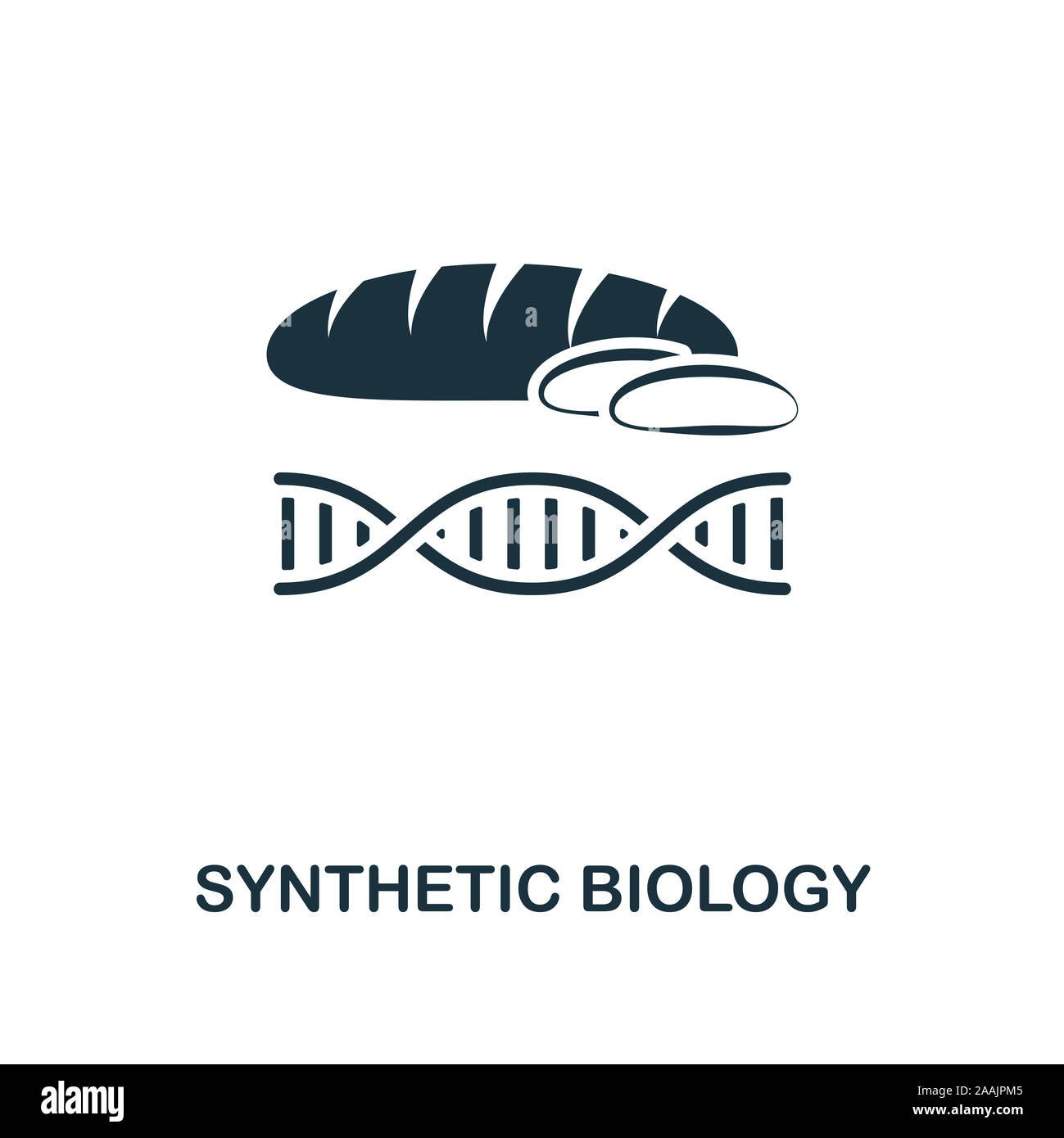 Synthetic Biology icon. Premium style design from future technology ...