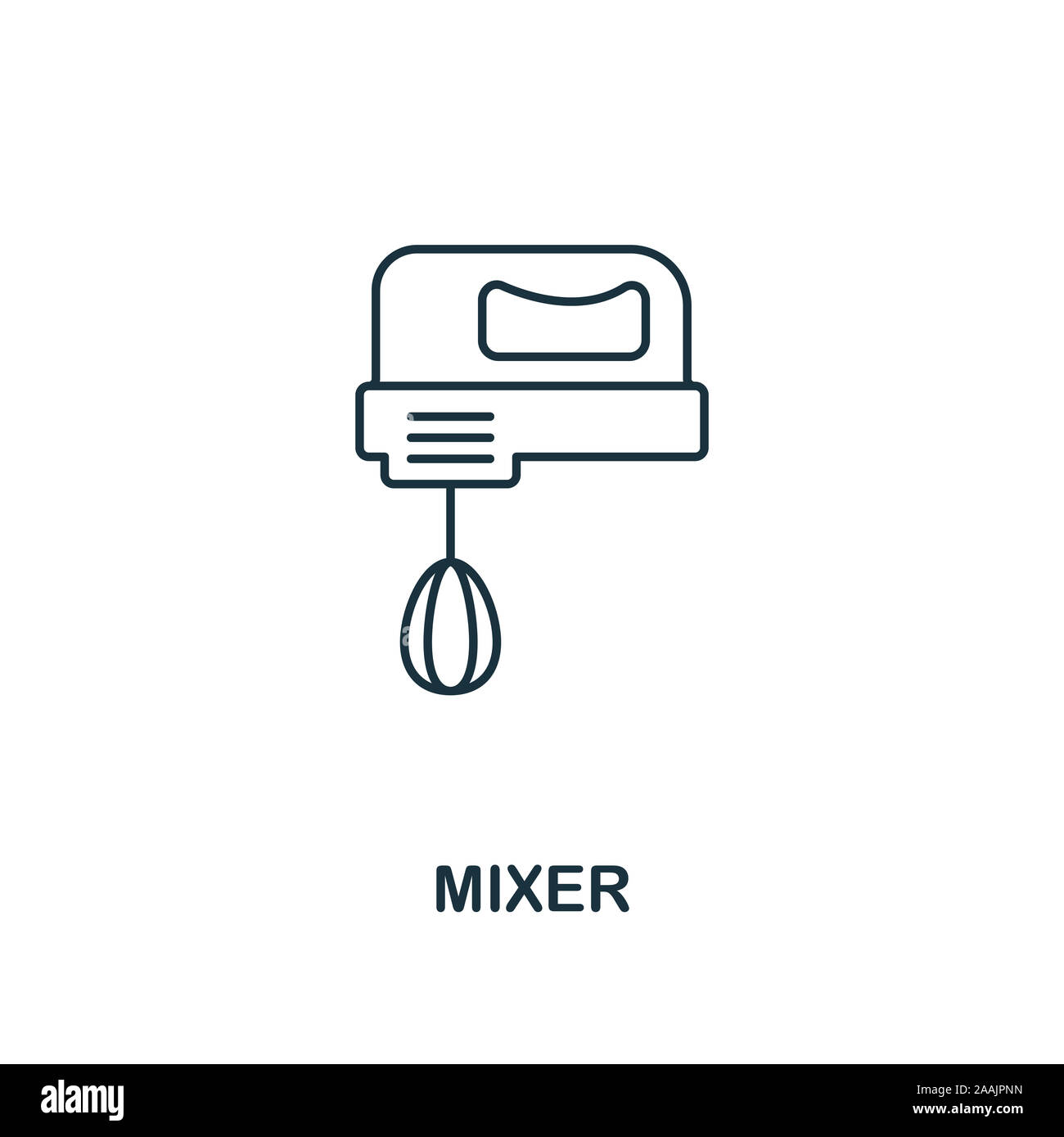 Mixer icon. Thin style design from household icons collection ...