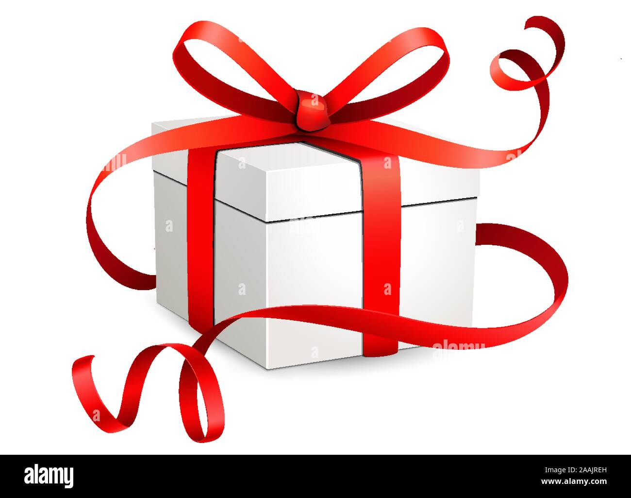 Tie gift box card Stock Vector Images - Alamy