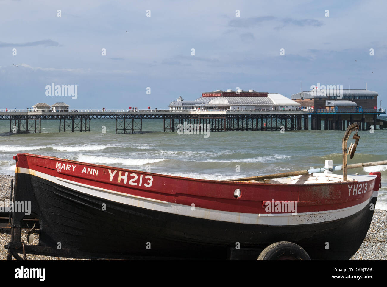 Cromer Pier and Beach on The North Norfolk Coast with its Traditional ...
