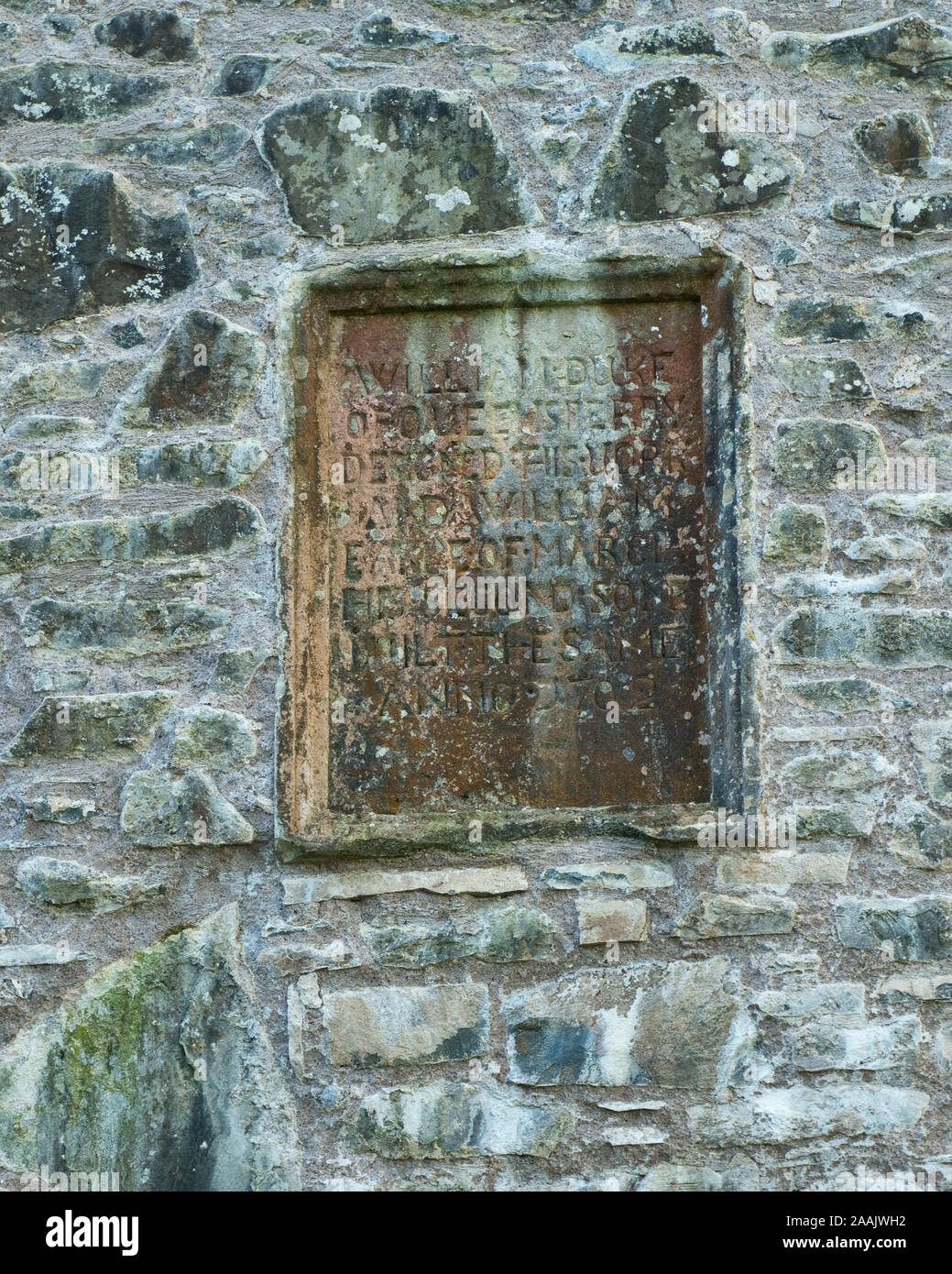 Plaque on Old Manor Bridge. Also known as Old Manor Brig, Roman Bridge ...