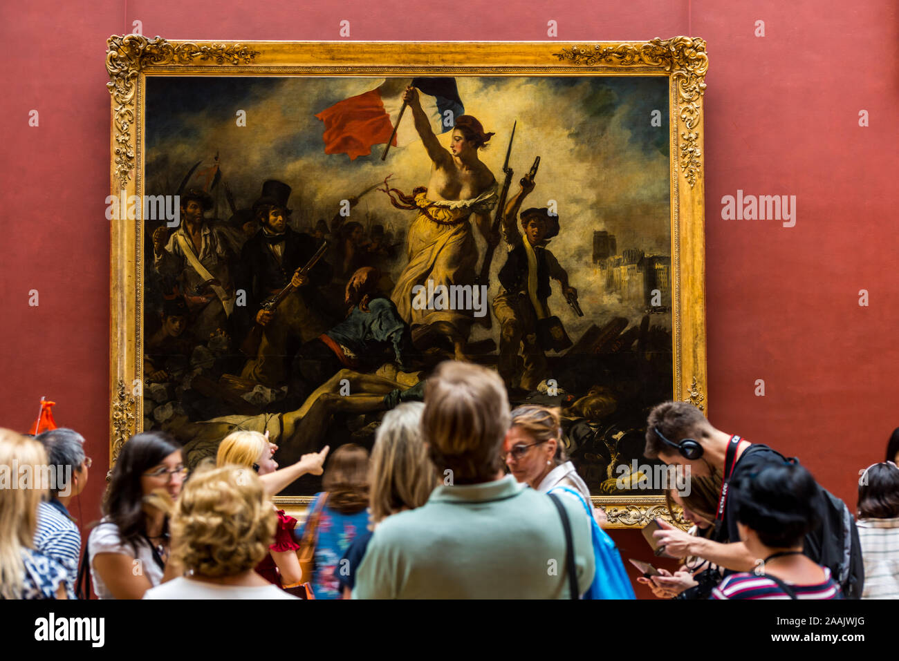 Liberty Leading The People, Delacroix Stock Photos & Liberty Leading ...