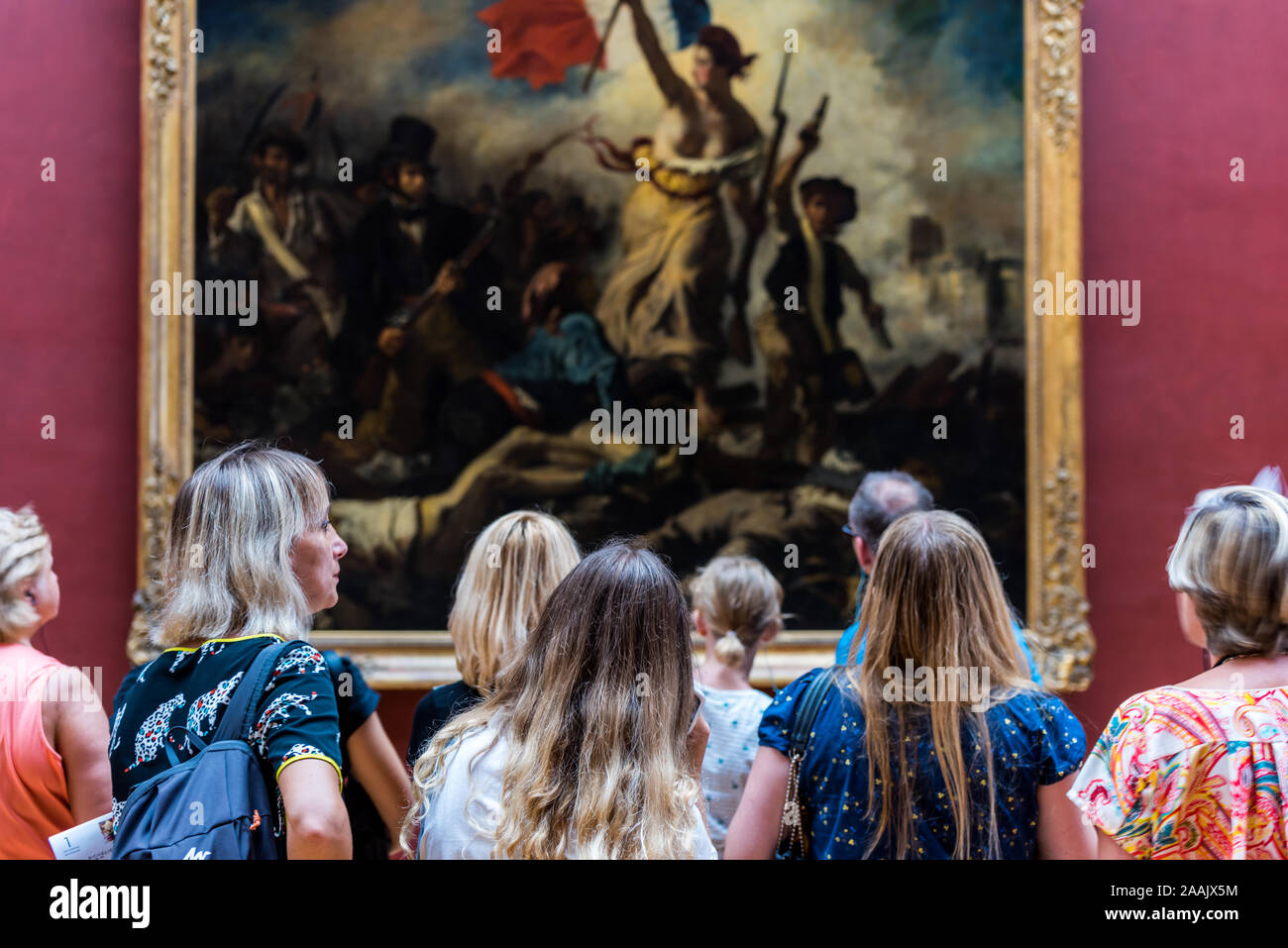 Many people appreciate art works of Liberty Leading the People in the ...