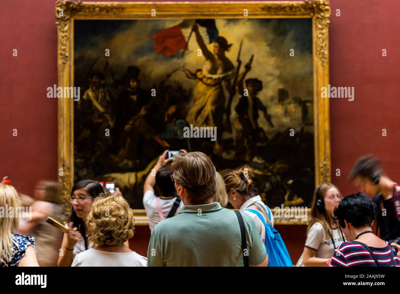 Many people appreciate art works of Liberty Leading the People in the ...