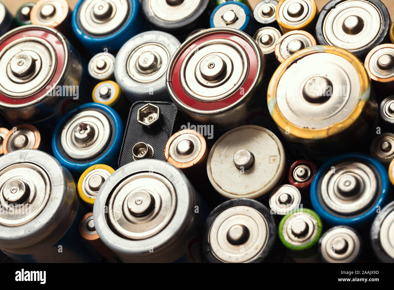 Battery recycling sorting waste hi-res stock photography and images - Alamy