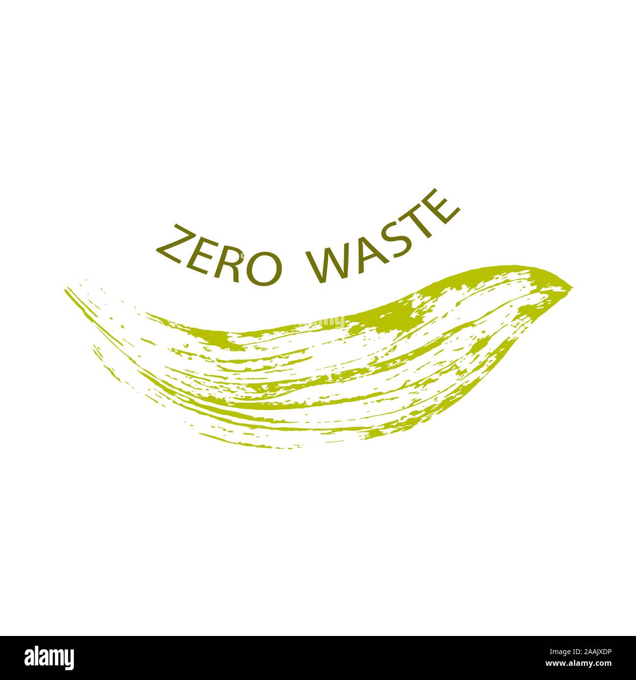 Green leaf with the inscription .Vector logo design template and badge ...