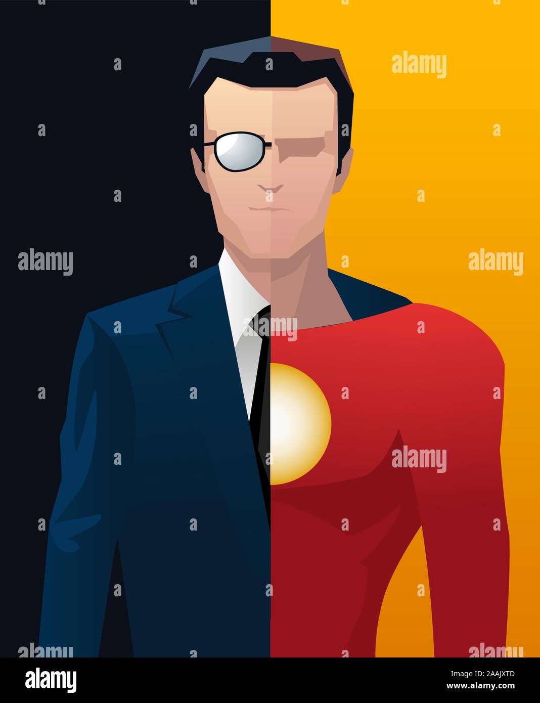 Hero vectors hi-res stock photography and images - Alamy