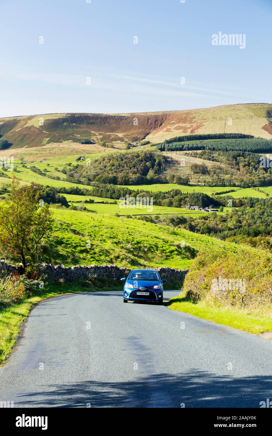 The Hodder Valley below Dunsop Bridge in Bowland, Lancashire, UK Stock ...