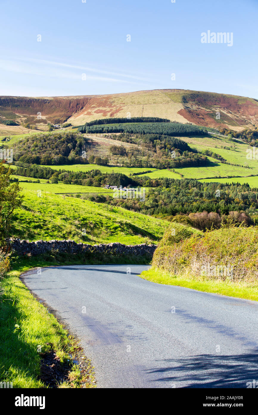 The Hodder Valley below Dunsop Bridge in Bowland, Lancashire, UK Stock ...