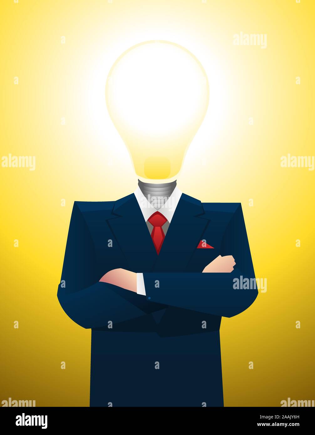 Enlightened person Stock Vector Images - Alamy