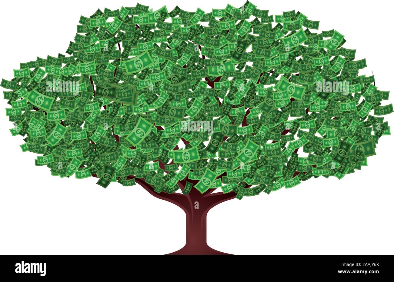 money tree vector illustration Stock Vector Image & Art - Alamy