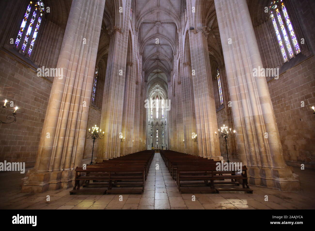 Inside monastery batalha famous hi-res stock photography and images - Alamy