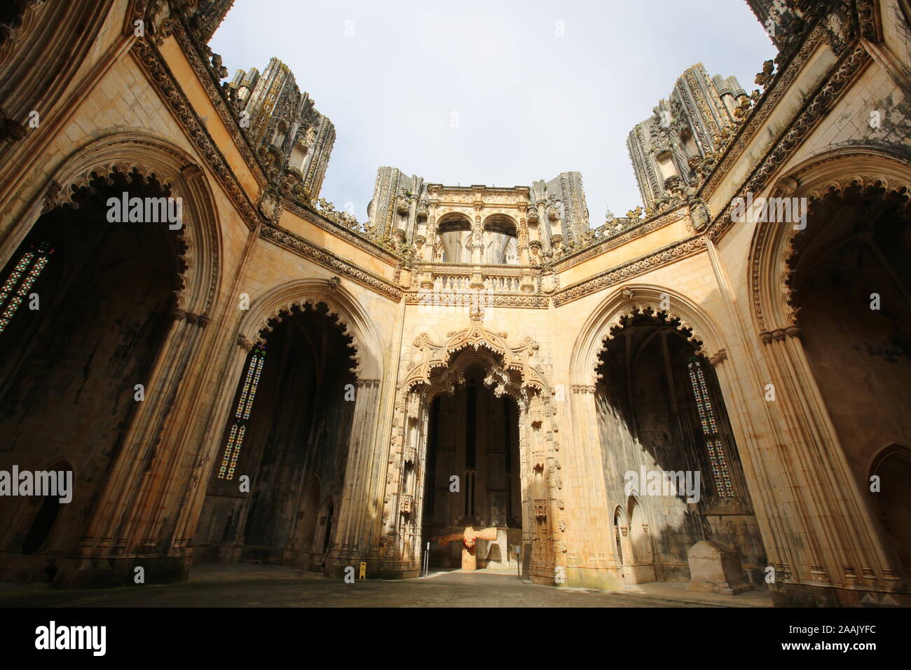 Inside monastery batalha famous hi-res stock photography and images - Alamy