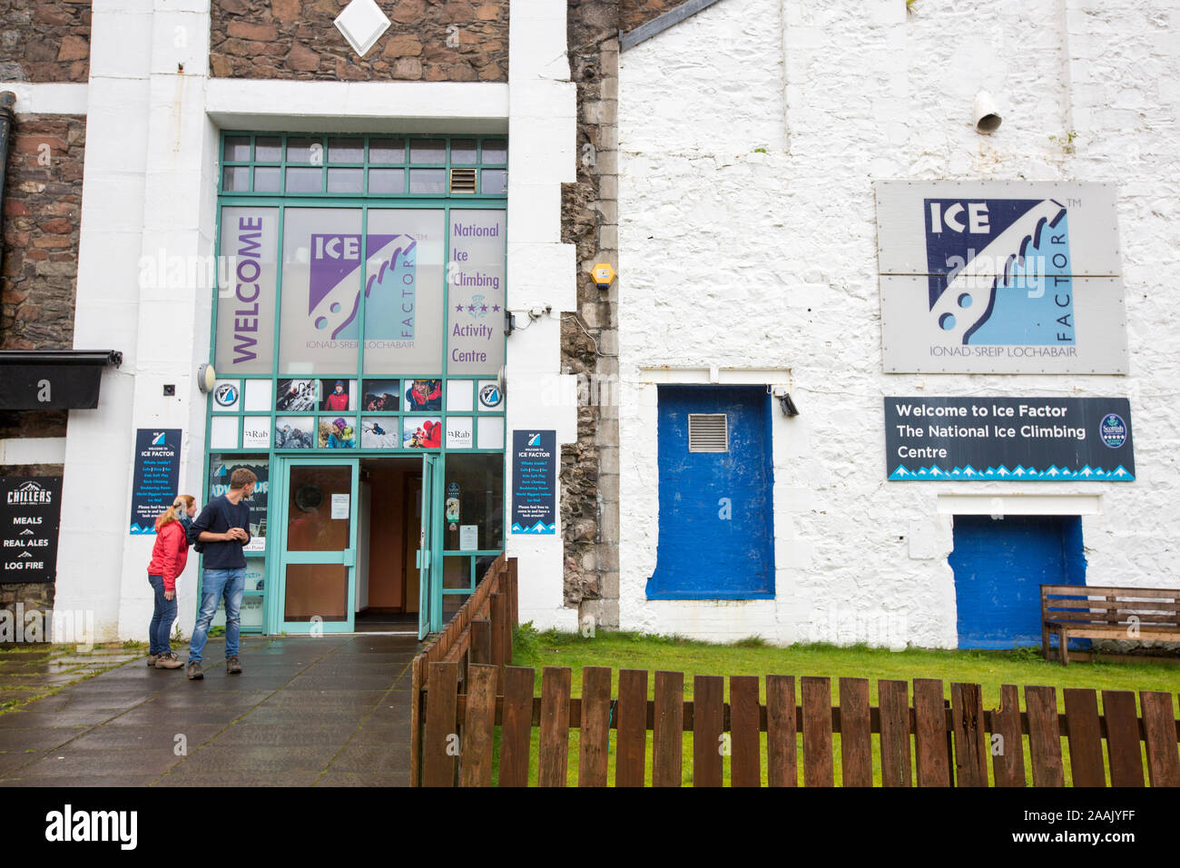 The Ice Factor an indoor ice climbing wall in Kinlochleven, Scotland ...