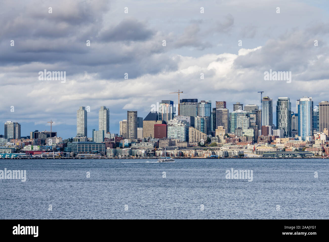 A view of a section of the Seattle skyline Stock Photo - Alamy