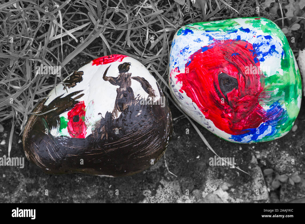 Wartime remembrance painting hi-res stock photography and images - Alamy