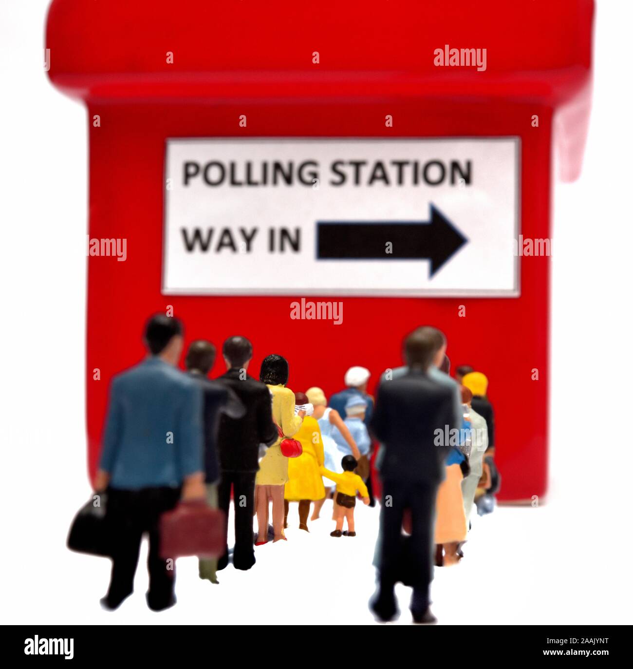 Polling station queue and uk hi-res stock photography and images - Alamy