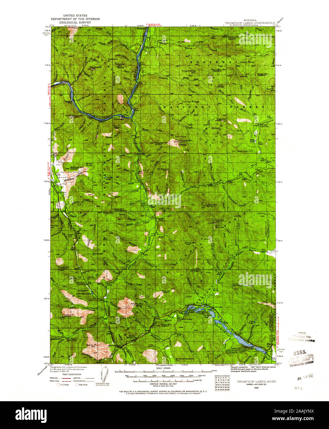 Thompson map Cut Out Stock Images & Pictures - Alamy