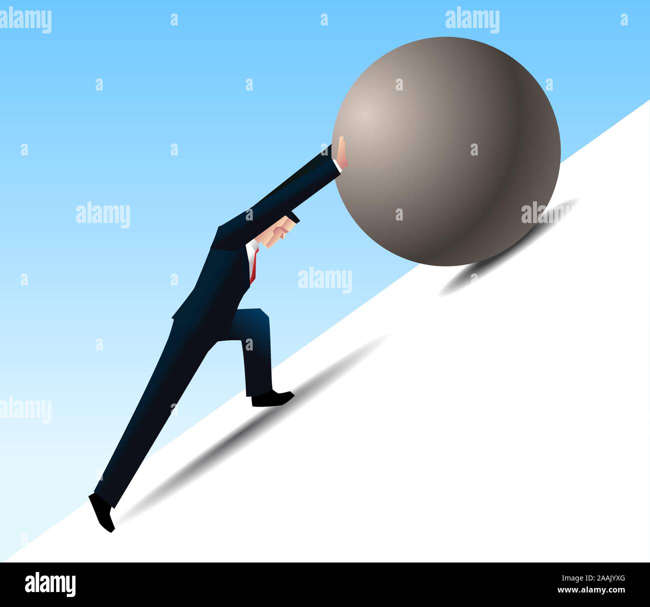 Sadness debt Stock Vector Images - Alamy