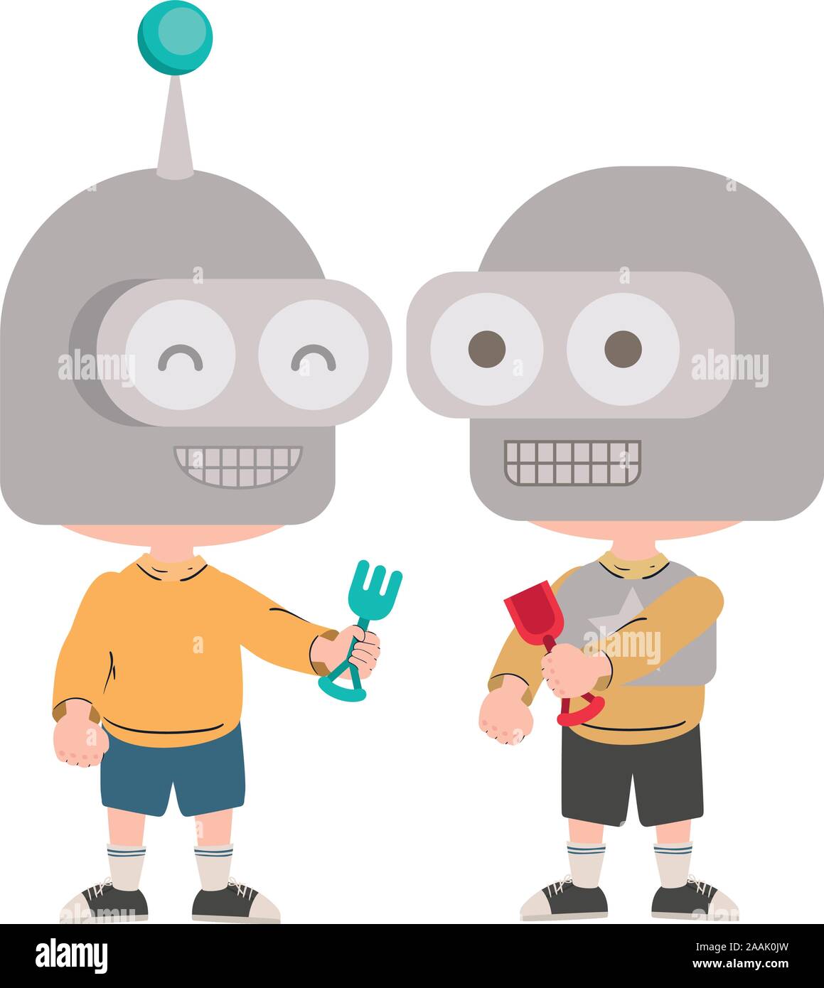 Robots toy Stock Vector Images - Alamy