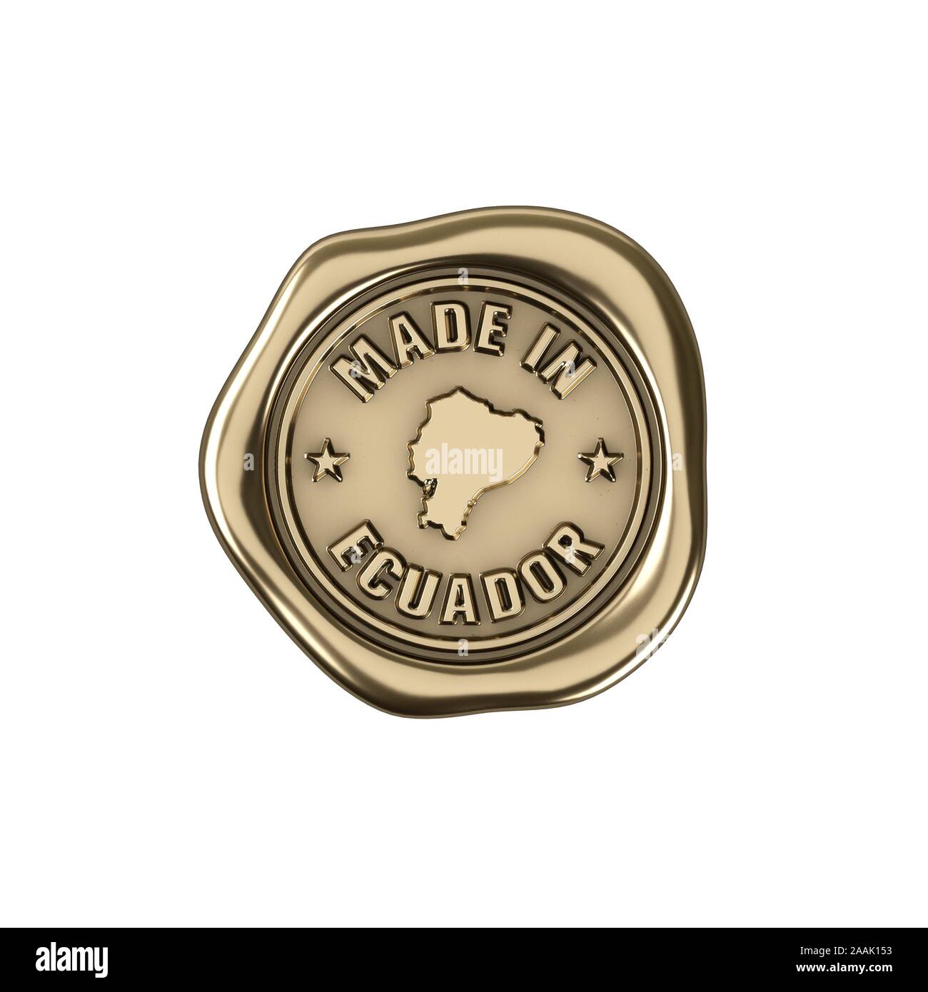 Ecuador gold map hi-res stock photography and images - Alamy