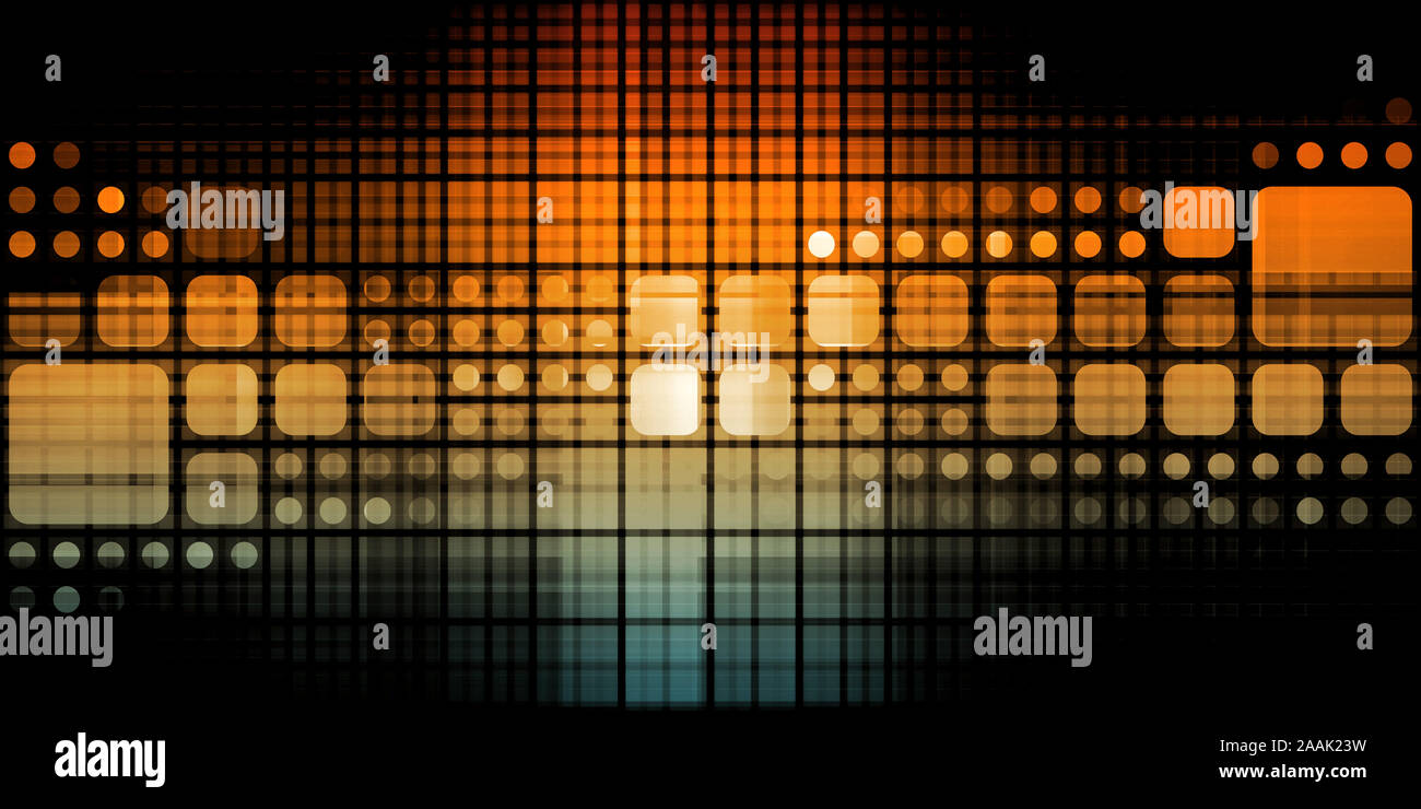 Telecommunications Mobile Data Grid as a Concept Stock Photo - Alamy