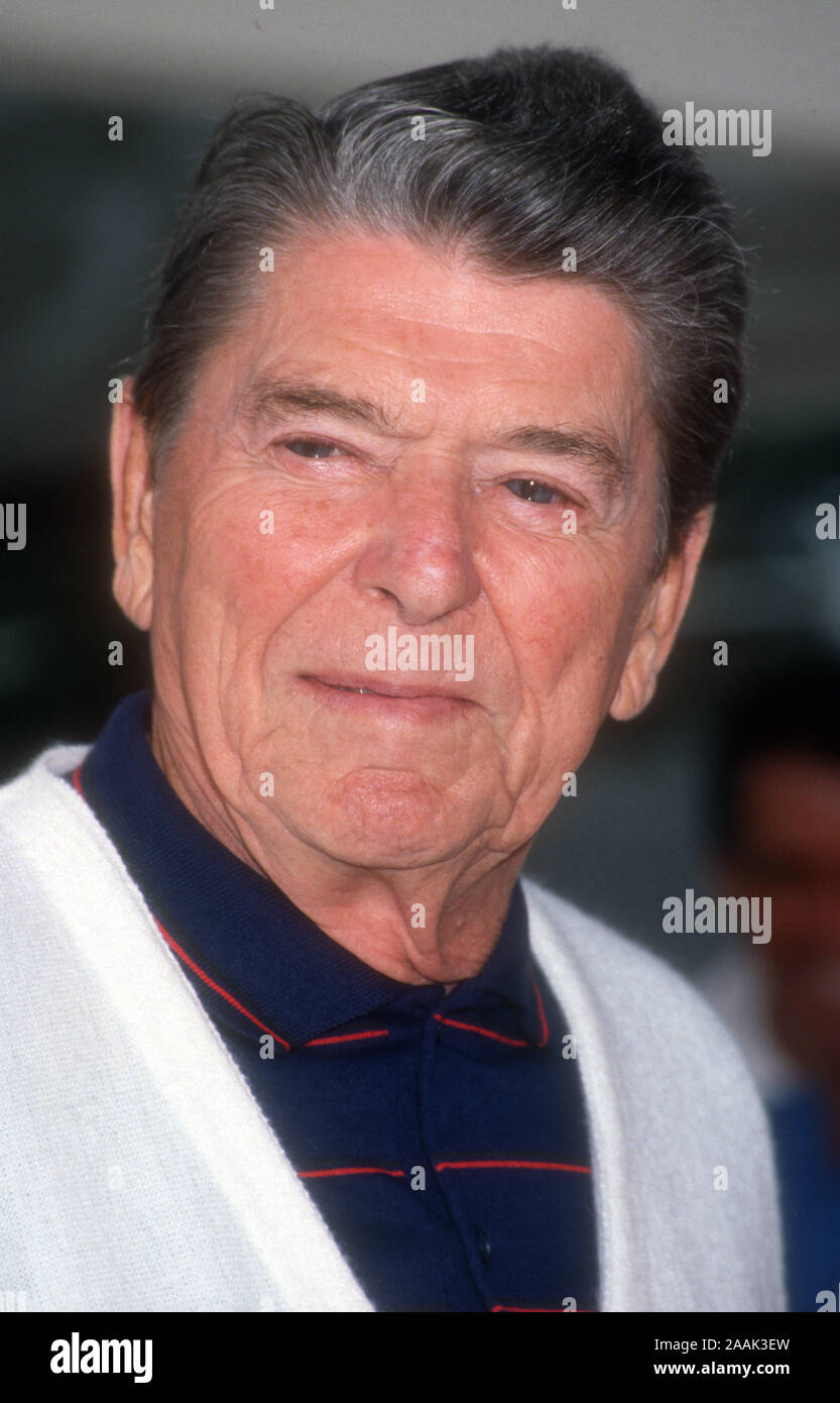 Ronald Reagan, 1990s, Photo By Michael Ferguson/PHOTOlink Photo via ...