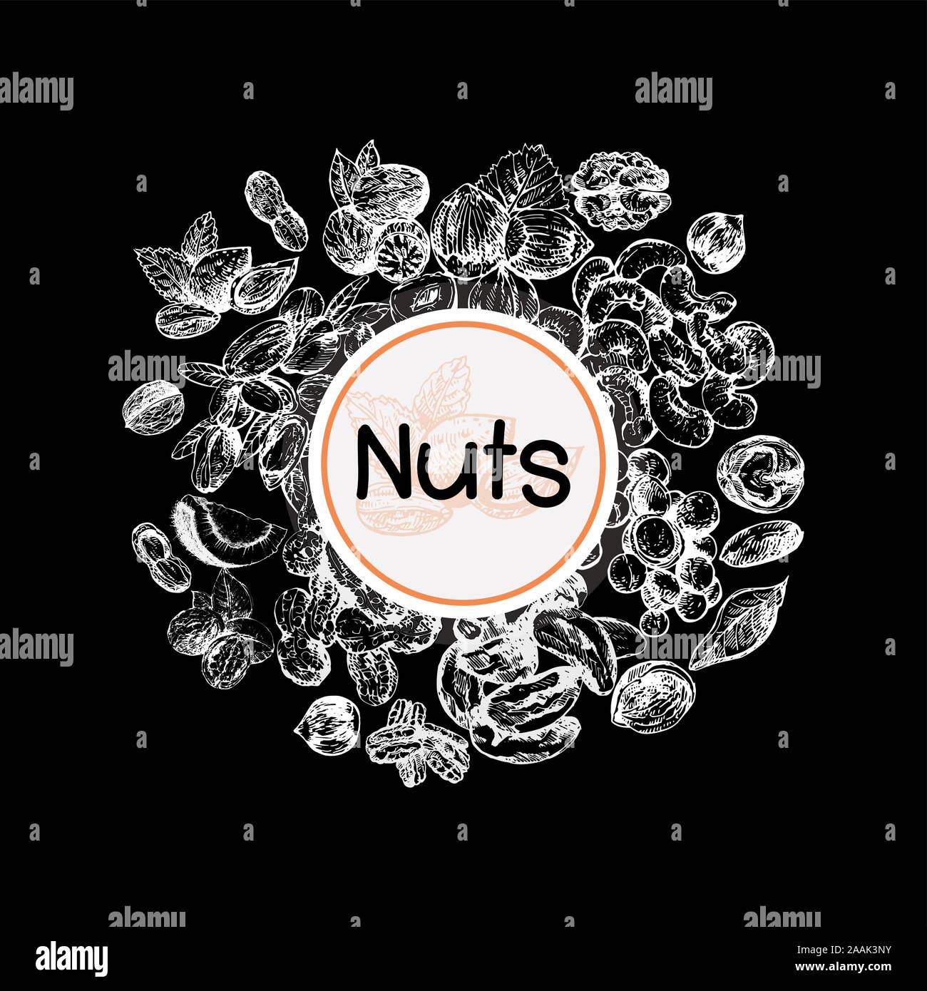 Poster card composition of hand drawn sketch style different kinds of ...