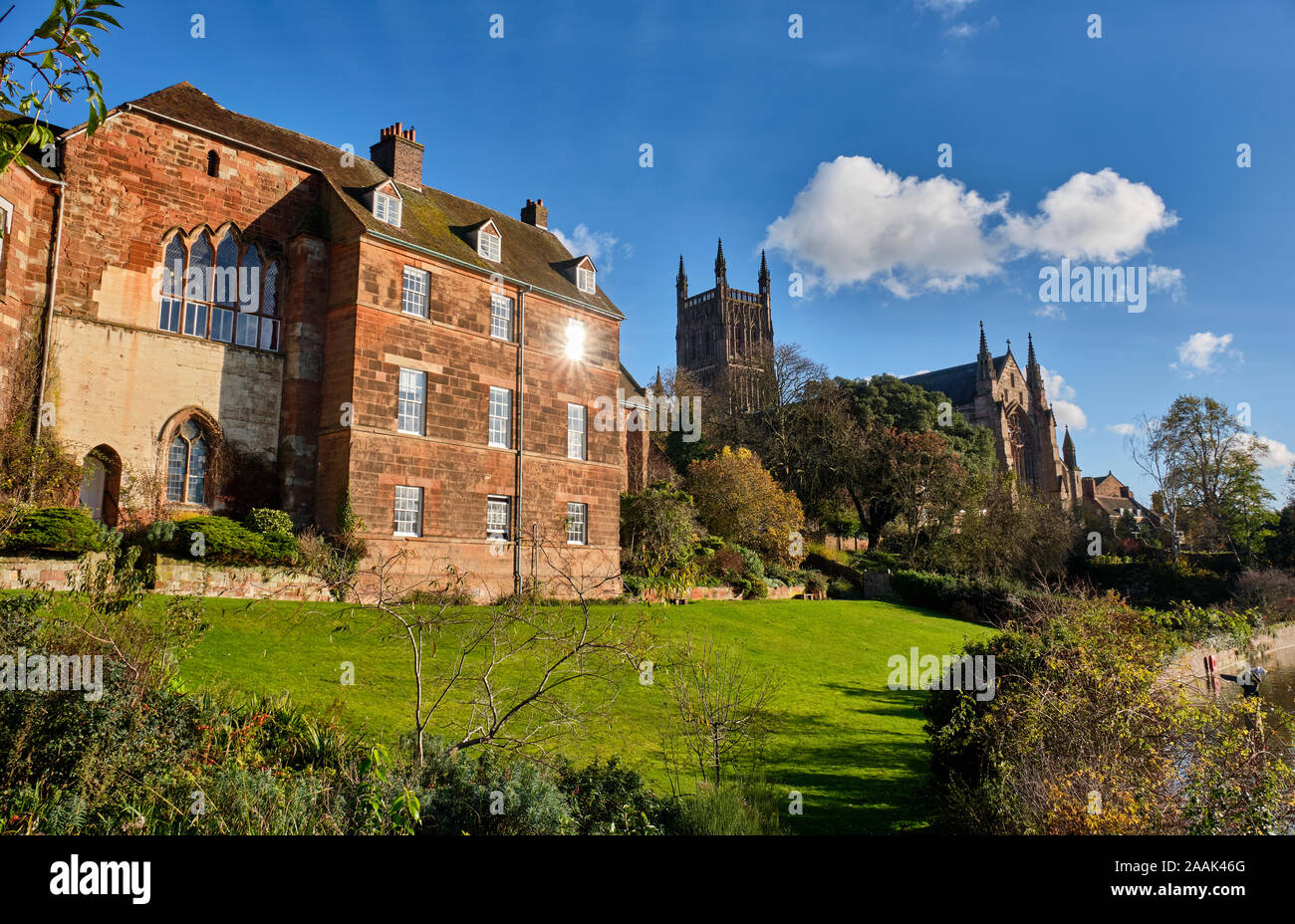 The Diocese of Worcester offices and Worcester Cathedral, Worcester ...