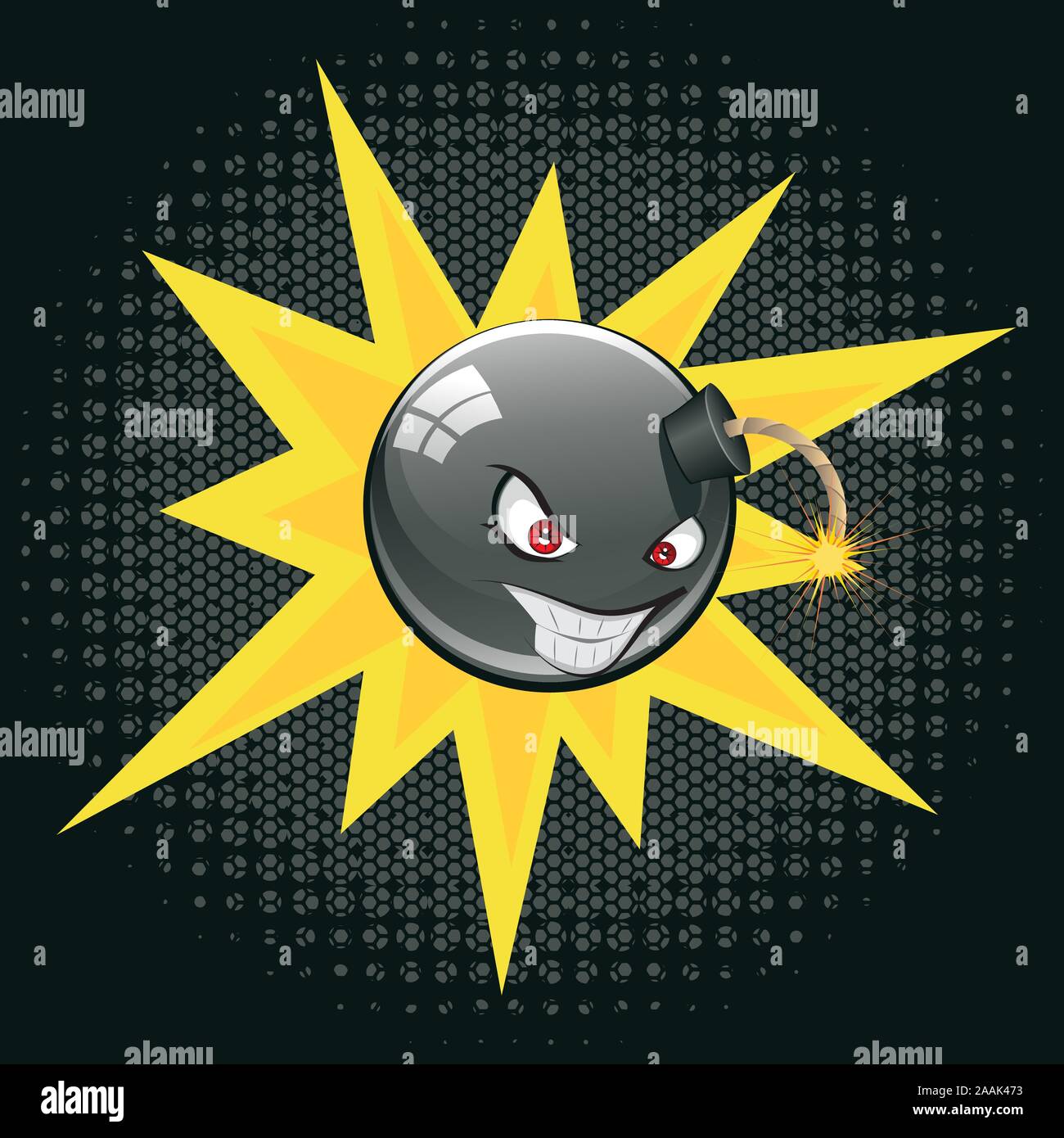 Battle field explosion Stock Vector Images - Alamy