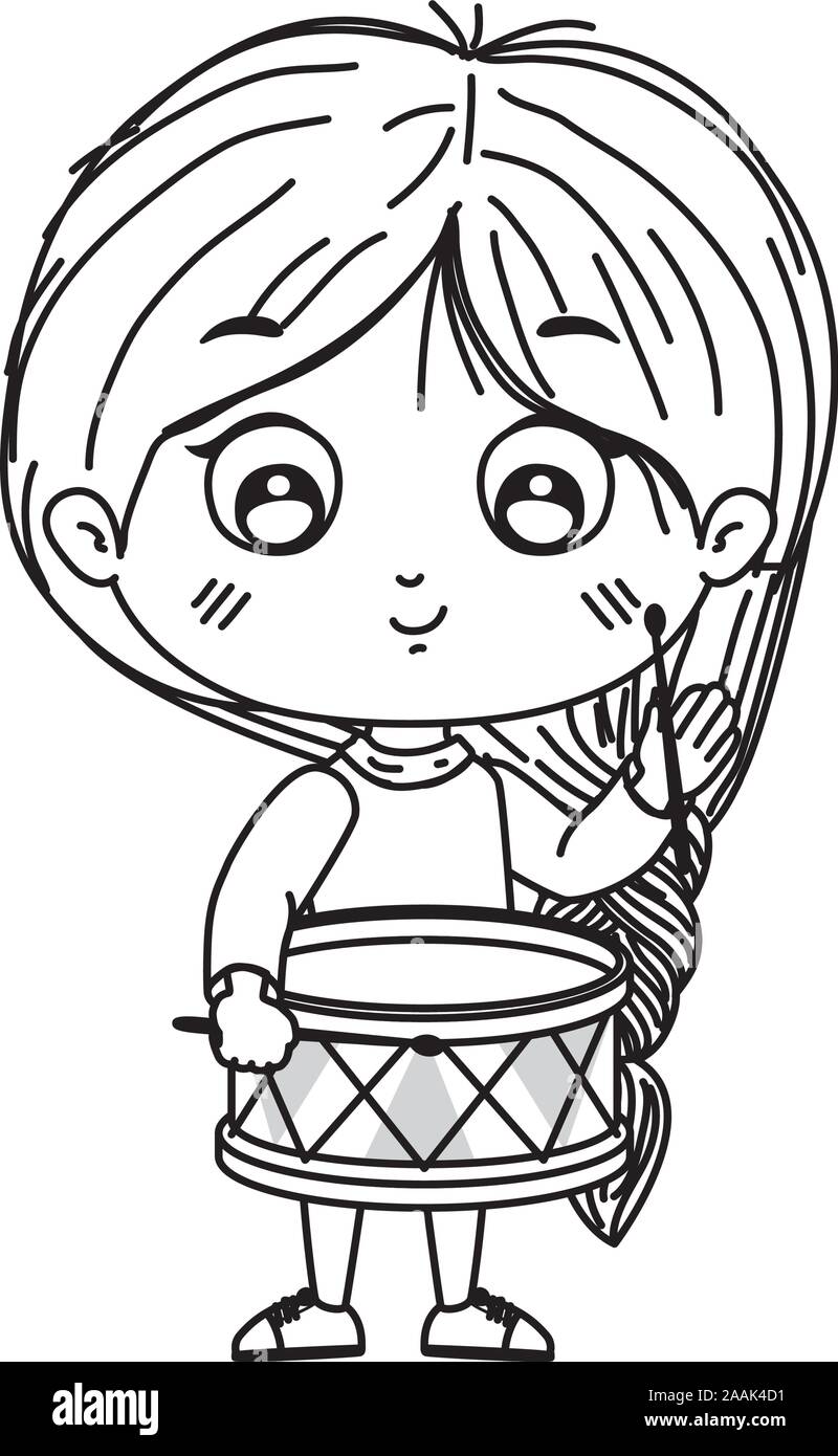 Isolated girl cartoon vector design Stock Vector Image & Art - Alamy