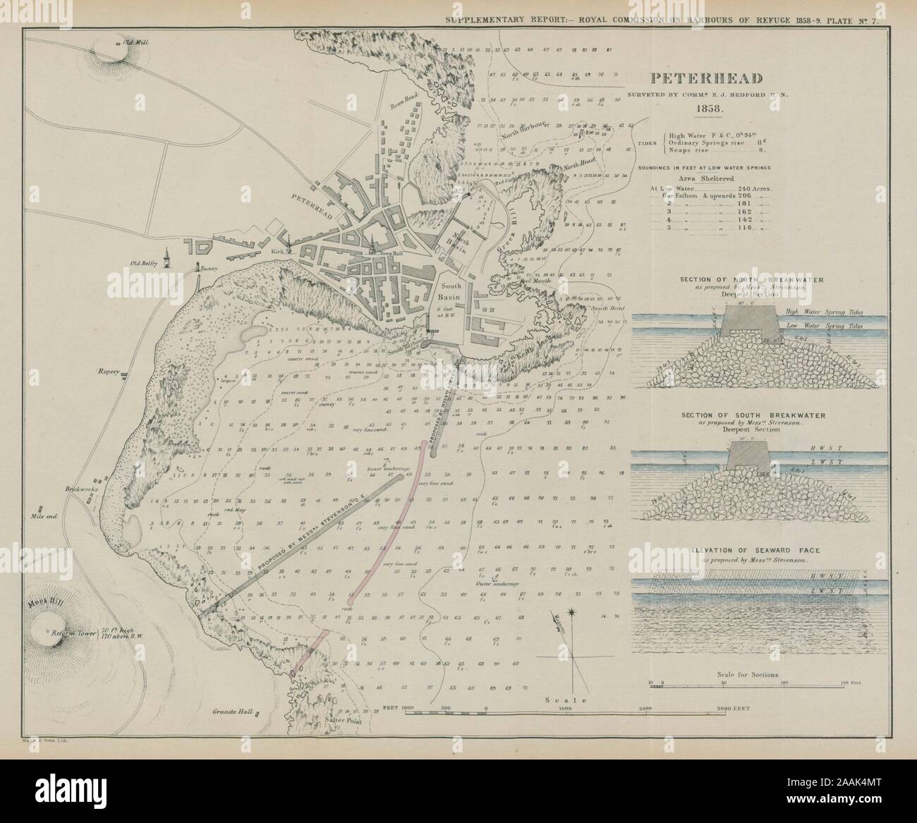 Peterhead map hi-res stock photography and images - Alamy