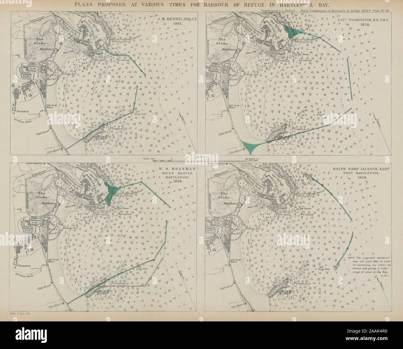 Hartlepool map hi-res stock photography and images - Alamy