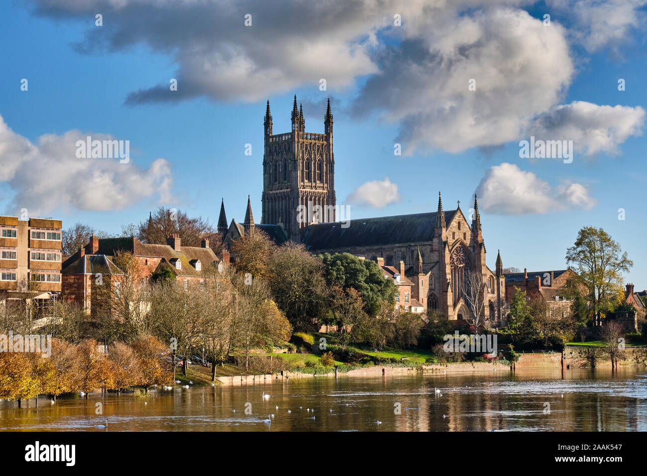 Worcester Cathedral, Worcester, Worcestershire Stock Photo - Alamy