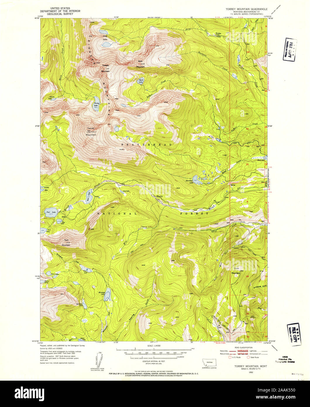 Map of torrey hi-res stock photography and images - Alamy