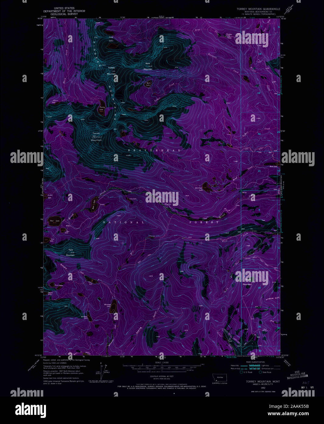 Map of torrey hi-res stock photography and images - Alamy
