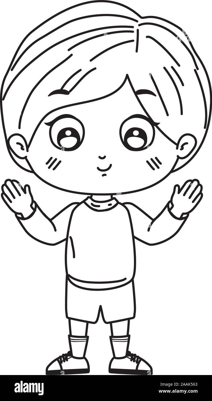 Isolated boy cartoon vector design Stock Vector Image & Art - Alamy